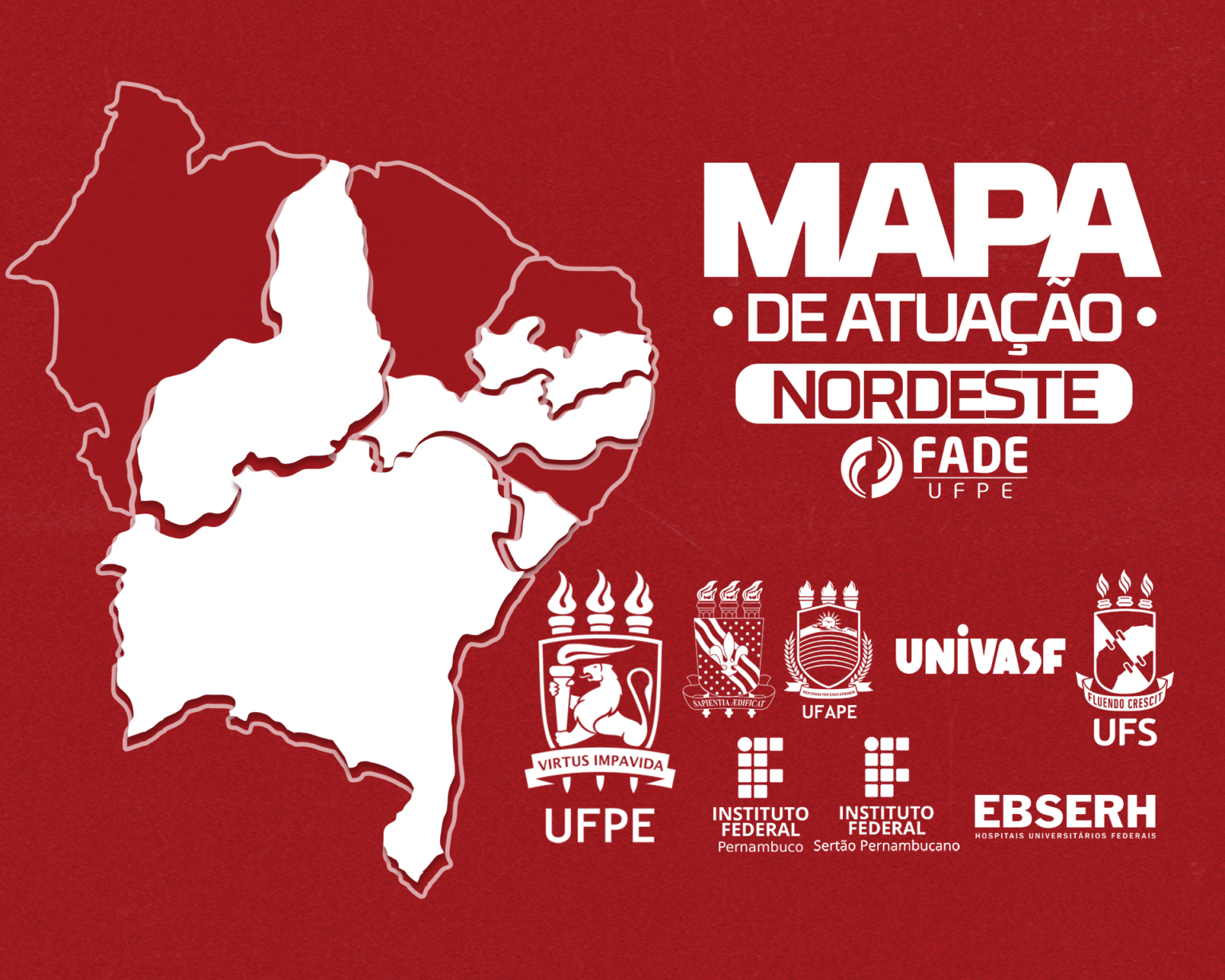 Mapa de Atuação - Fade-UFPE